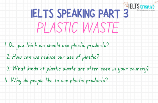 IELTS SPEAKING PART 3 - PLASTIC WASTE (từ vựng + ý tưởng) - ENGLISH Ms Ly